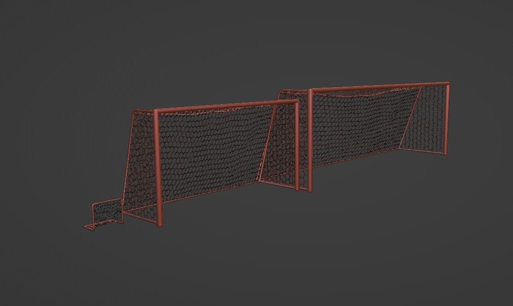 3D model Soccer-Football Goal - Pack VR / AR / low-poly | CGTrader