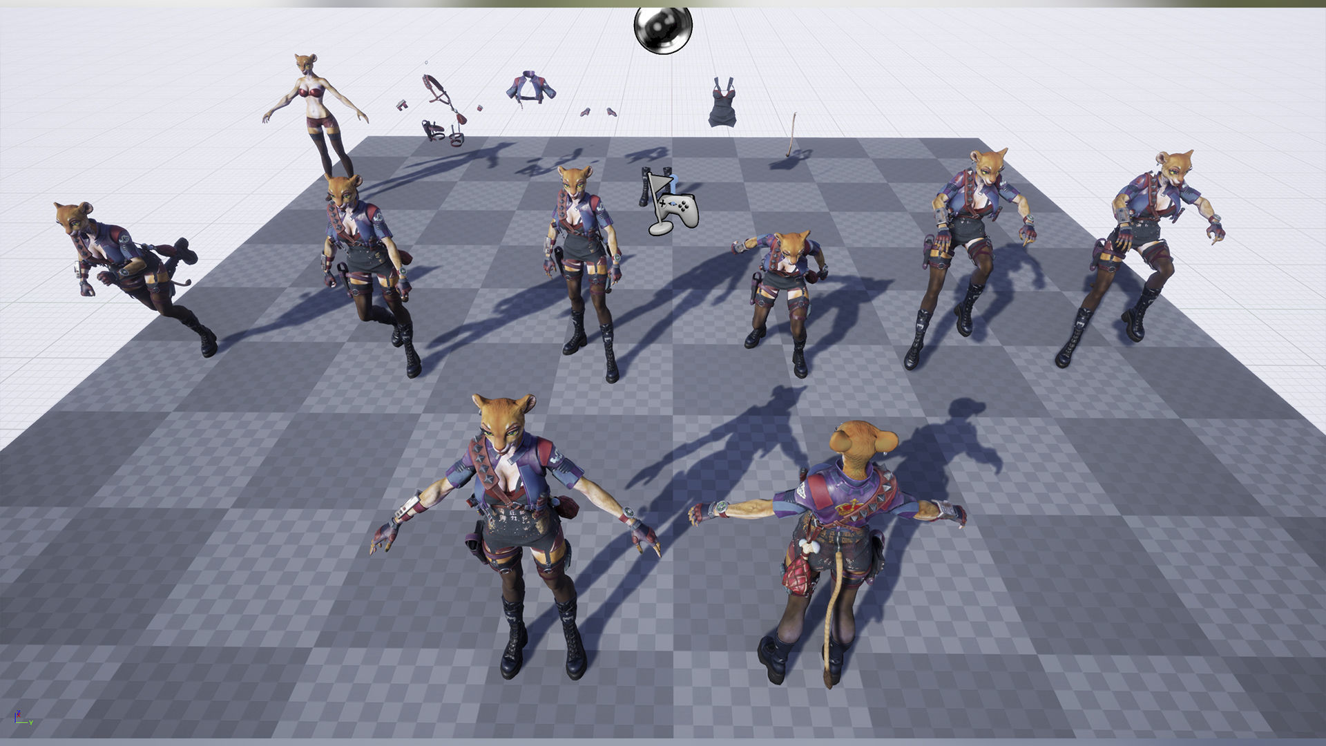 3D model Lioness girl VR / AR / low-poly | CGTrader