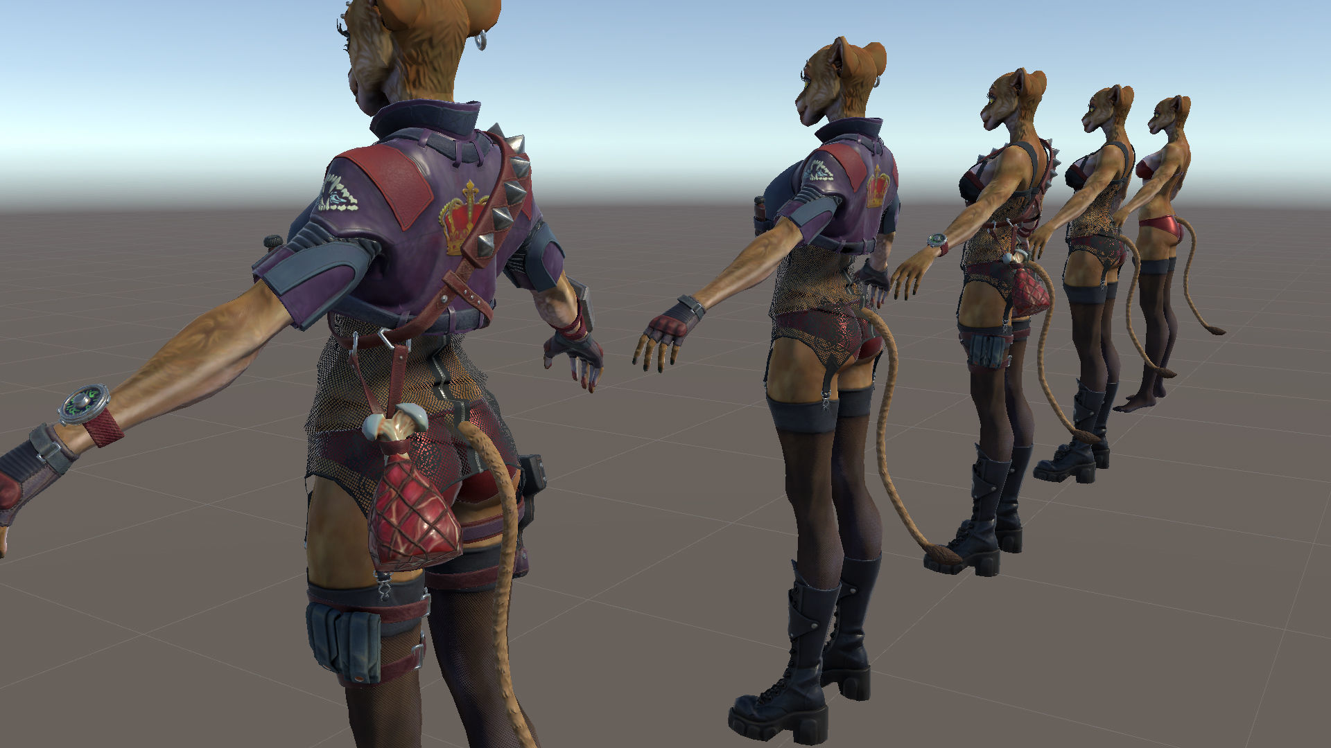 3D model Lioness girl VR / AR / low-poly | CGTrader