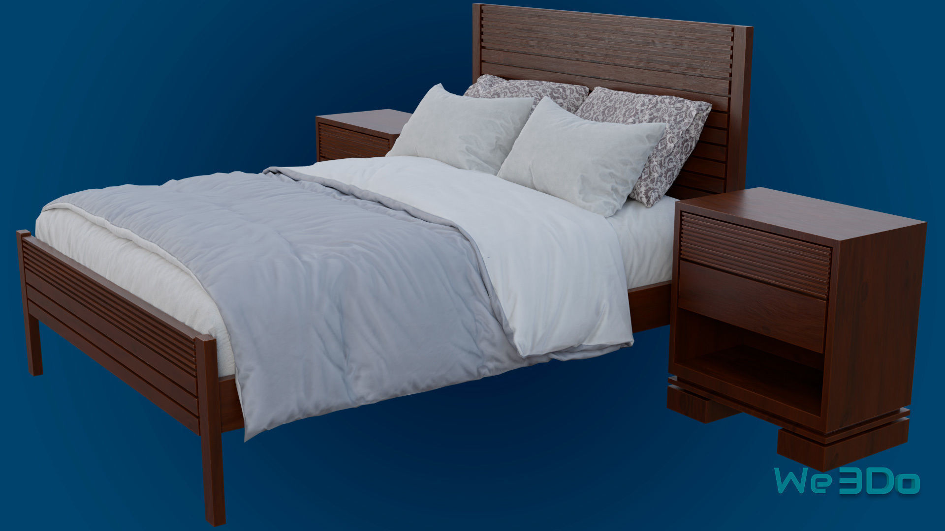 3D Model Collection Modern Beds Pack - Low Poly VR / AR / low-poly ...