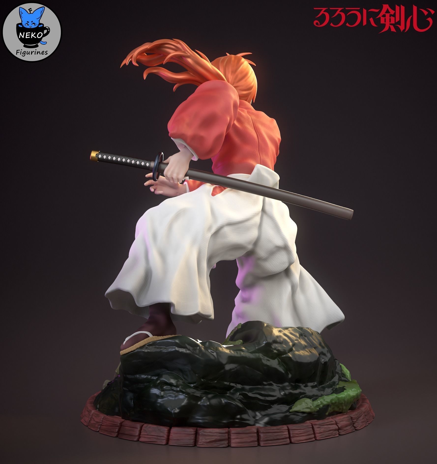 Himura Kenshin - Rurouni Kenshin Anime Figurine for 3d Printing 3D ...