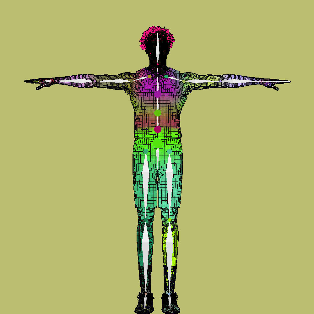 T-Pose rigged Scottie Barnes Toronto Raptors NBA 3D model animated ...