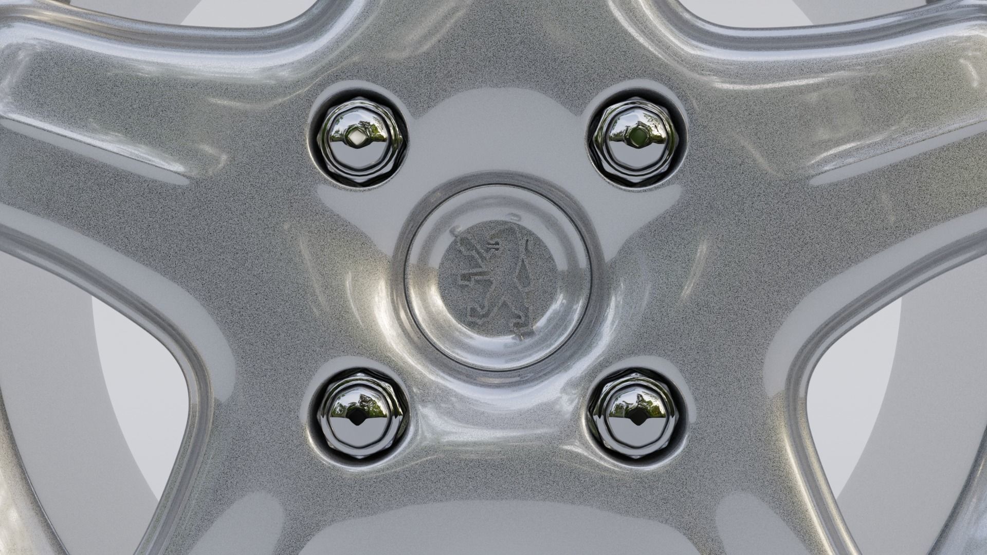 Peugeot 106 XSi Alloy Wheels Rims 3D model | CGTrader