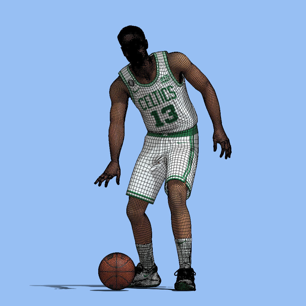 3D rigged Malcolm Brogdon Boston Celtics NBA 3D model animated rigged ...