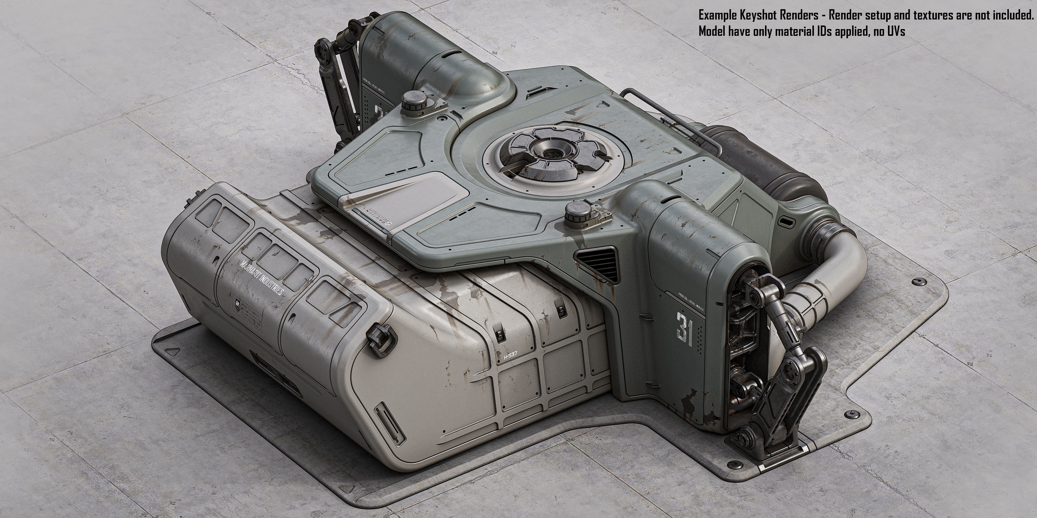 Utilization Container 3D model | CGTrader
