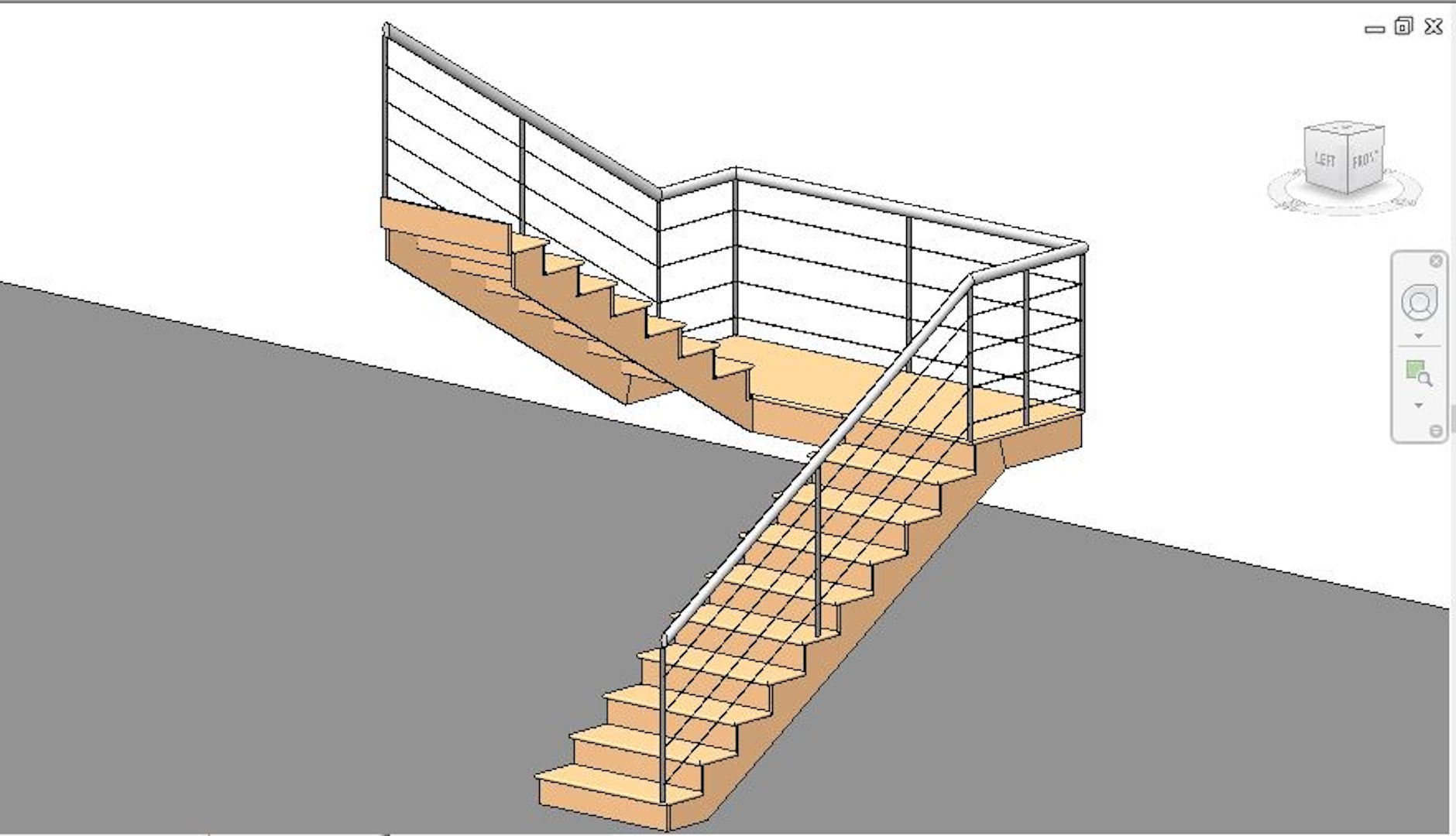 3D model railing revit collection VR / AR / low-poly | CGTrader
