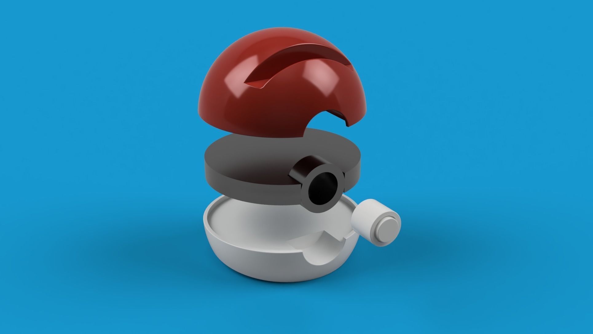 PokeBall PSA Graded Card display stand 3D model 3D printable | CGTrader