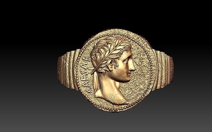 CAESAR RING 3D model 3D printable | CGTrader