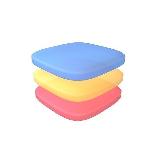 3D model Layers Icon V1 007 VR / AR / low-poly | CGTrader