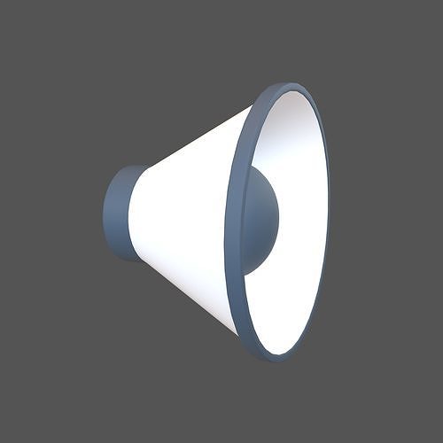 3D model Sound Speaker Icon v1 001 VR / AR / low-poly | CGTrader