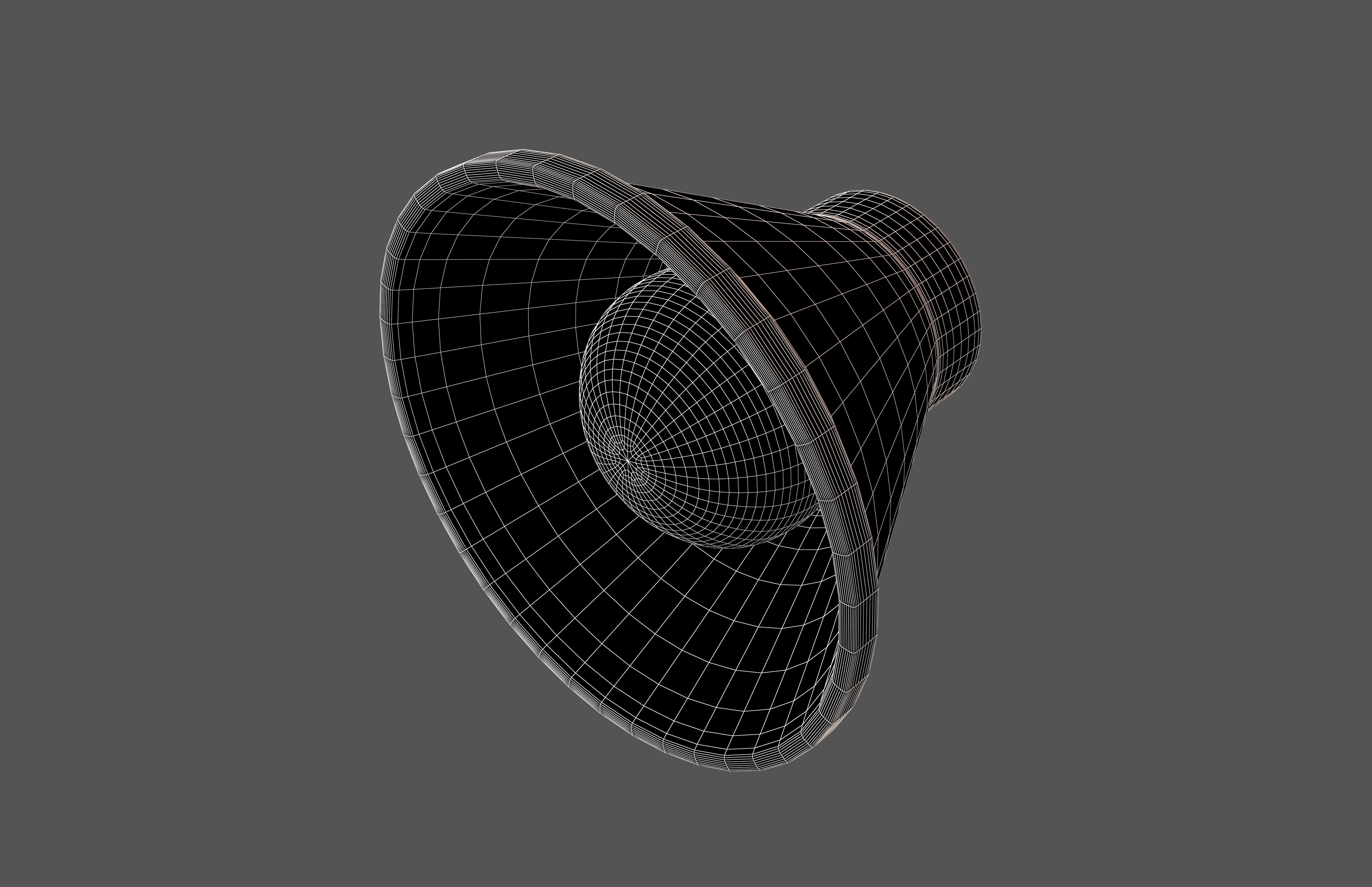 3D model Sound Speaker Icon v1 002 VR / AR / low-poly | CGTrader