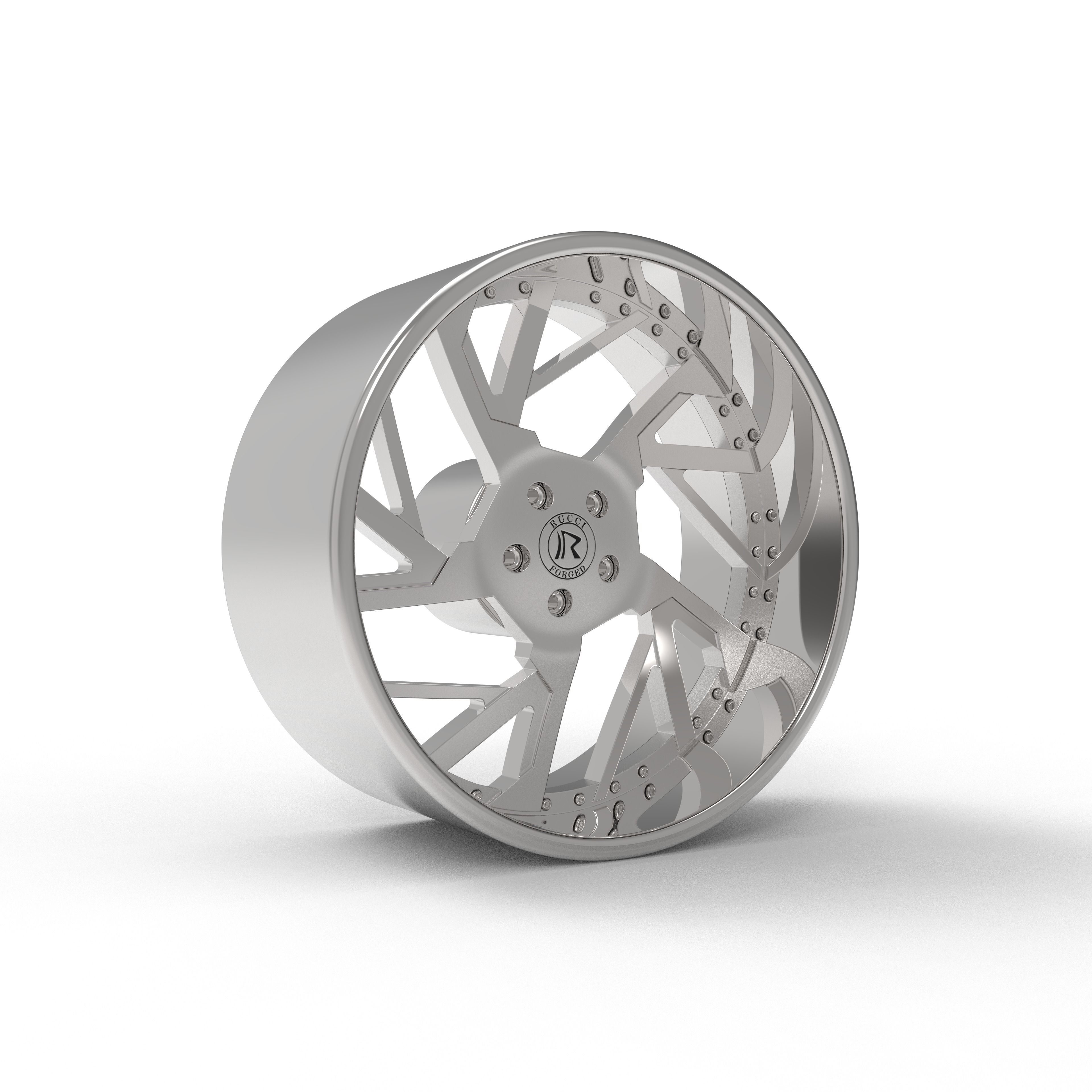 MEGA RUCCI FORGED WHEEL 3D model 3D printable | CGTrader