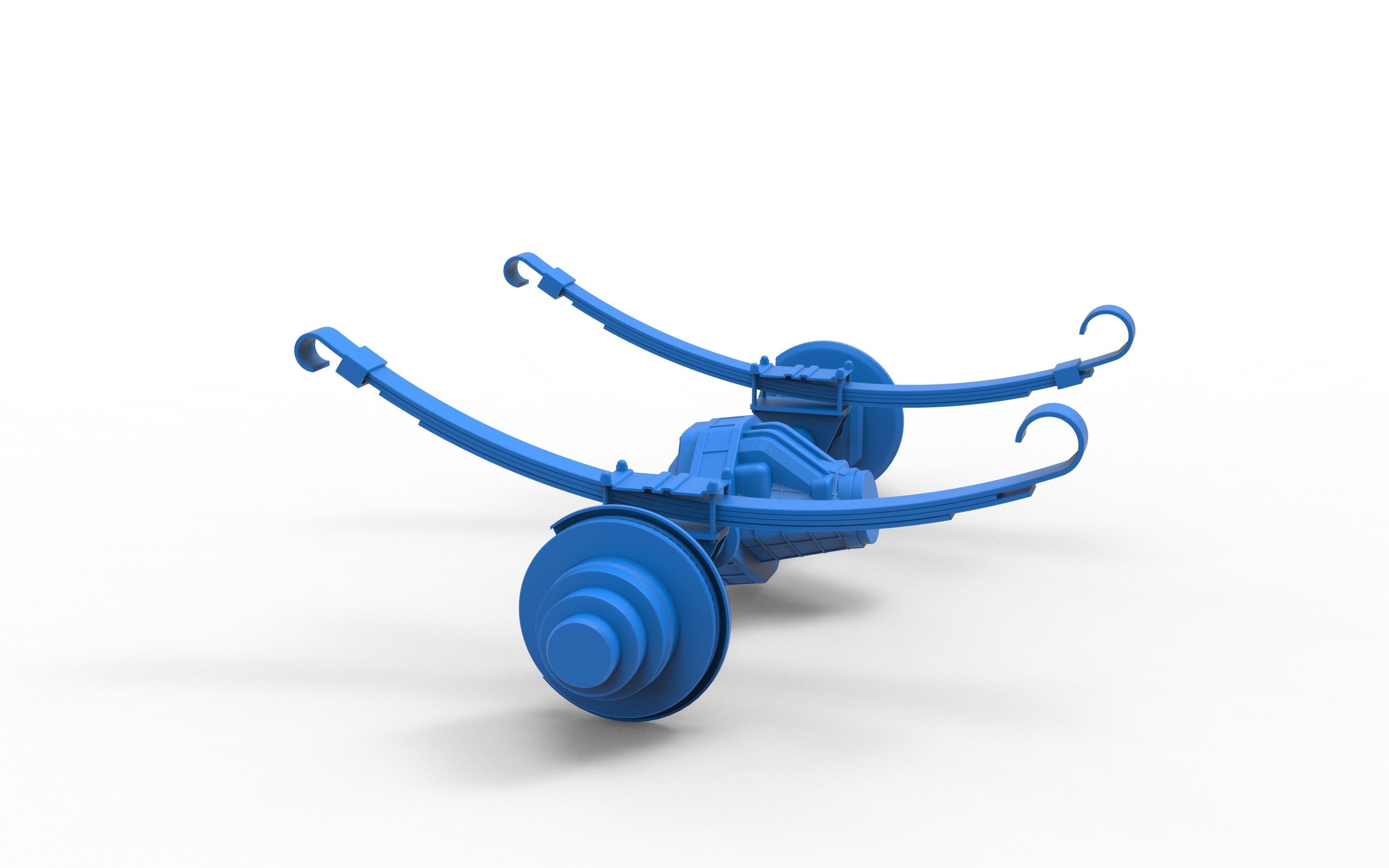 TRUCK FRONT SUSPENSION 3D model 3D printable | CGTrader