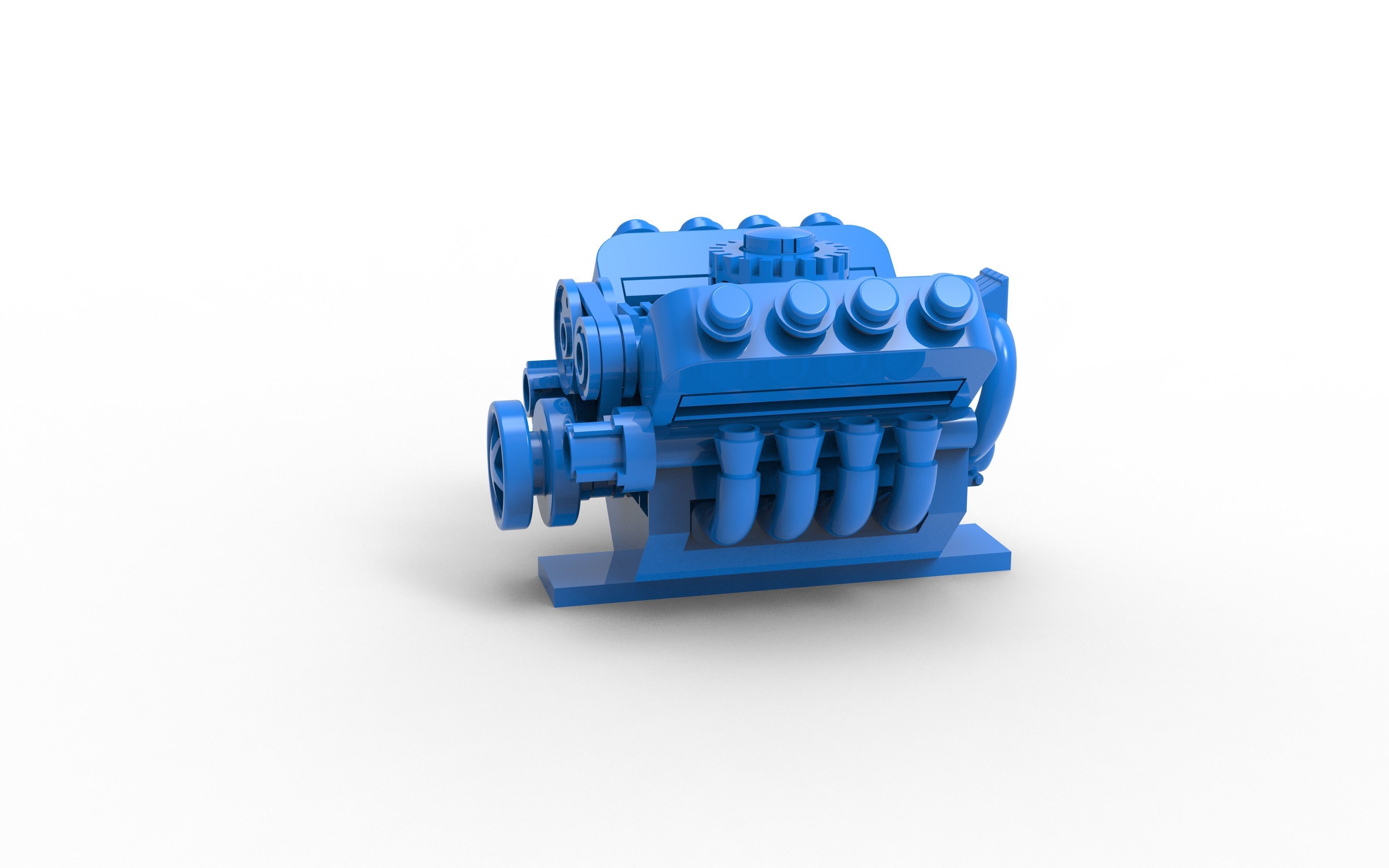 V8 TWIN ENGINE 3D model 3D printable | CGTrader