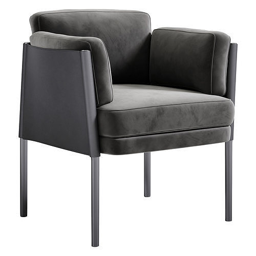 Shelley armchair 3D model | CGTrader