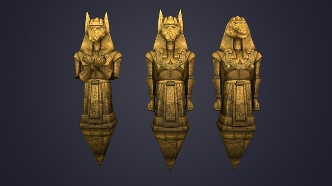 3D model Anubis VR / AR / low-poly | CGTrader