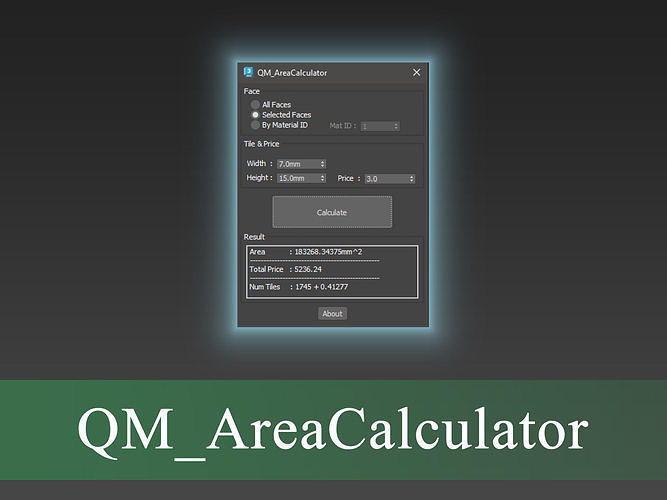 QM Area Calculator Script For Architects 3D model | CGTrader