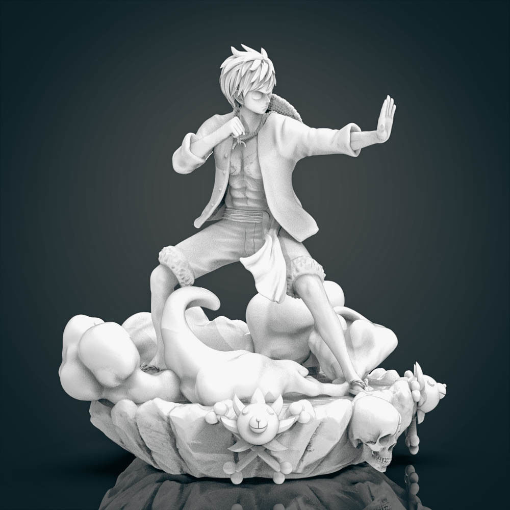 Luffy One Piece 3D Printable 3D model 3D printable | CGTrader