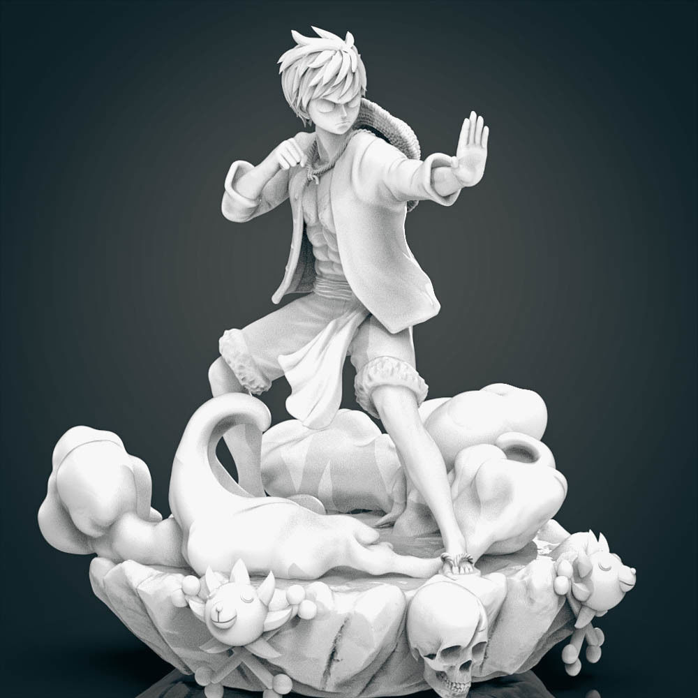 Luffy One Piece 3D Printable 3D model 3D printable | CGTrader