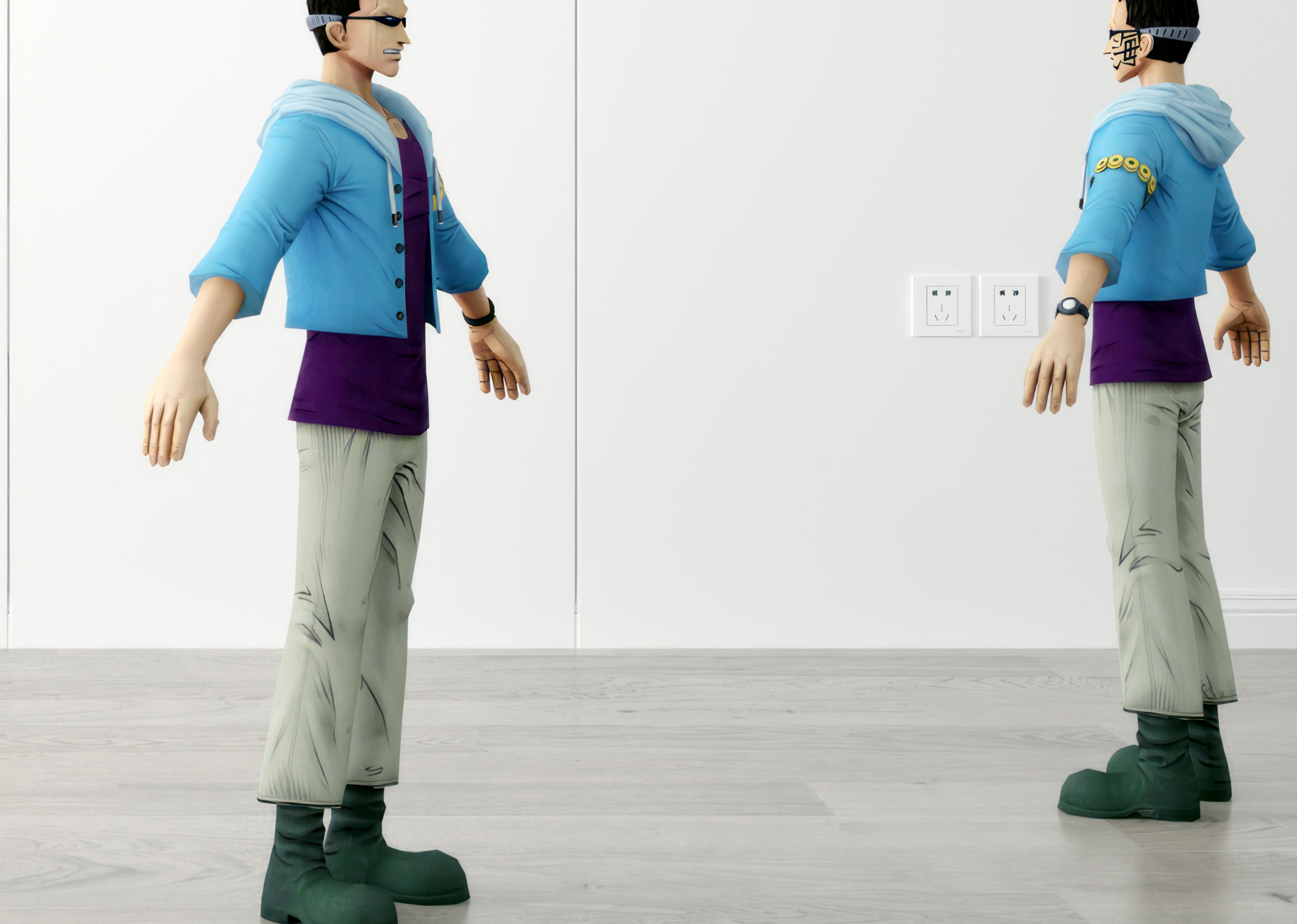 animals Animation Character figure monomer 3D model | CGTrader