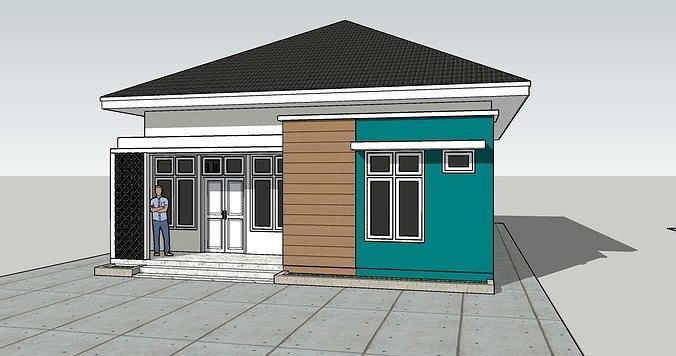 desain rumah minimalis 3D model | CGTrader