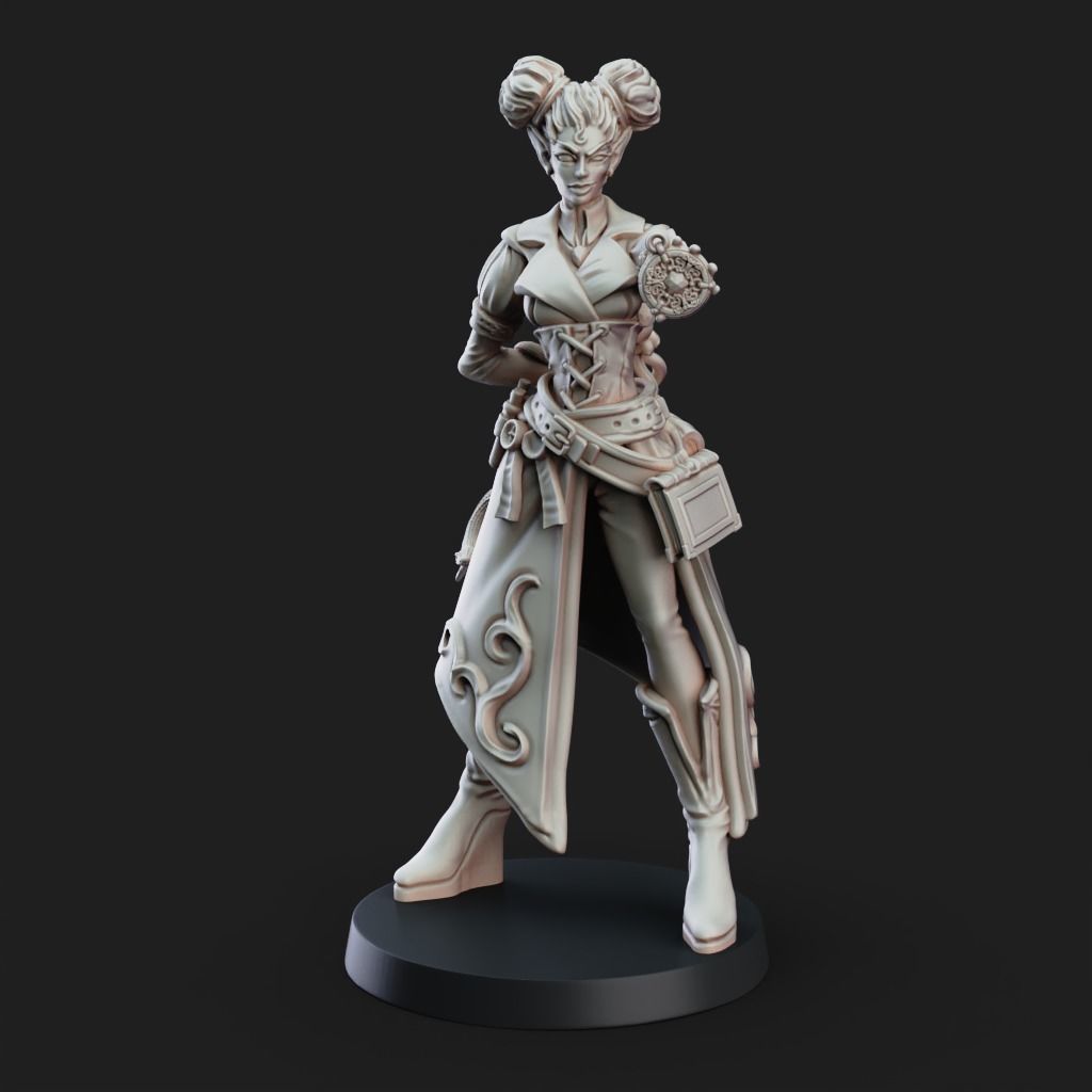Rose Summoner - 3D Printable TTRPG - PRESUPPORTED - 32mm Scale 3D model ...
