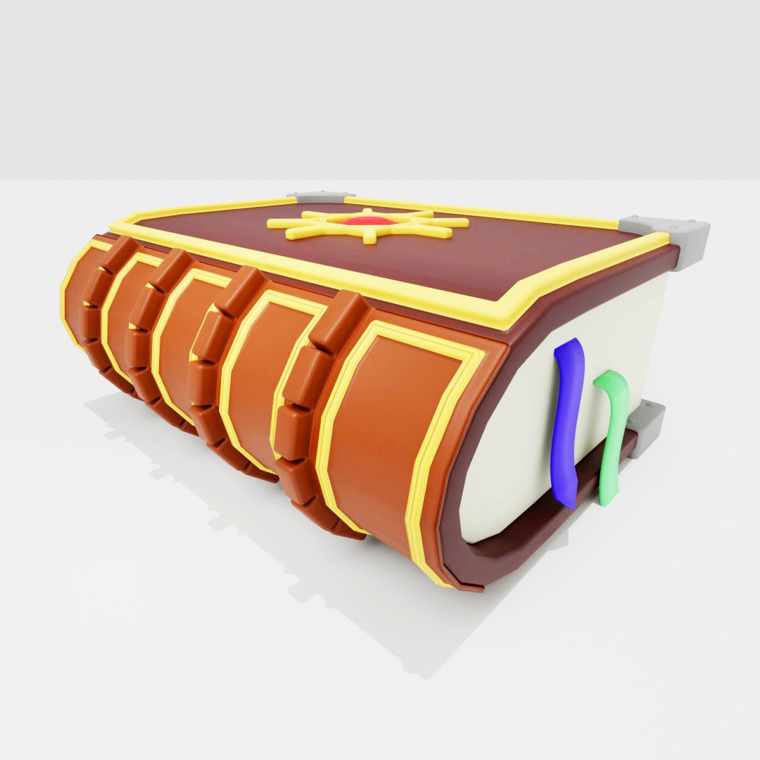 3D model Low poly magic fantasy book VR / AR / low-poly | CGTrader