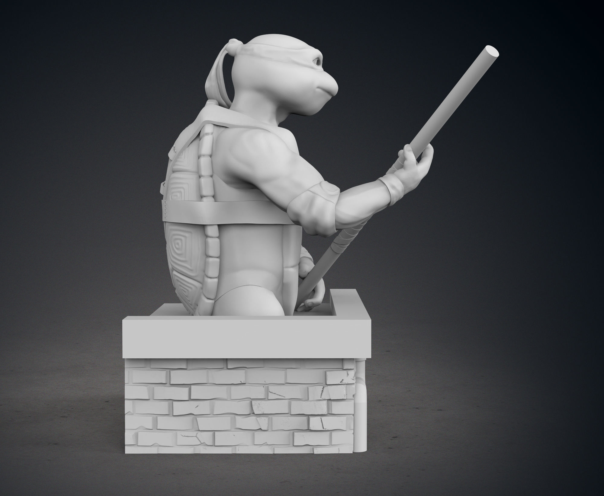 TMNT Pack 3D model 3D printable | CGTrader