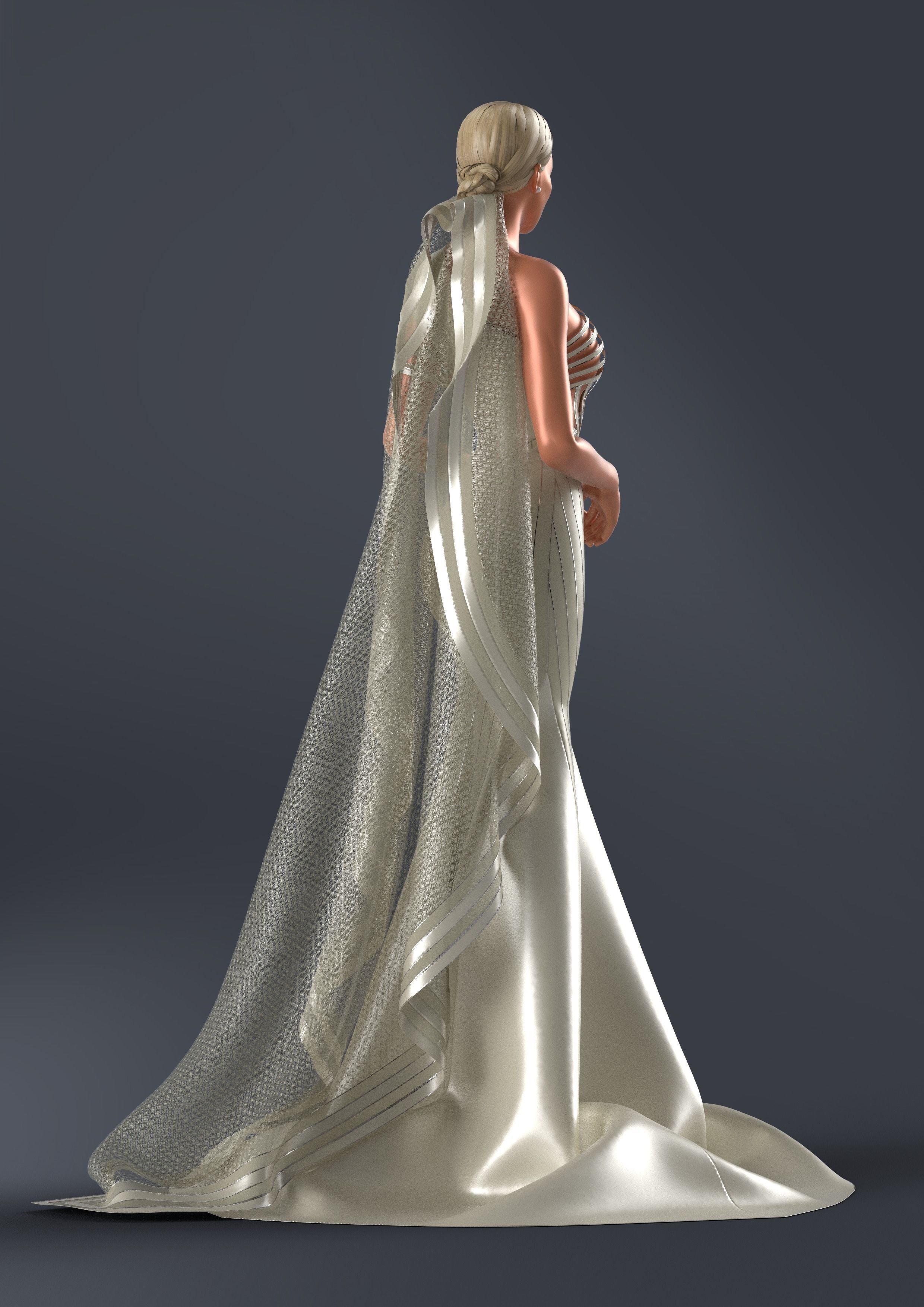 bride 3D model | CGTrader