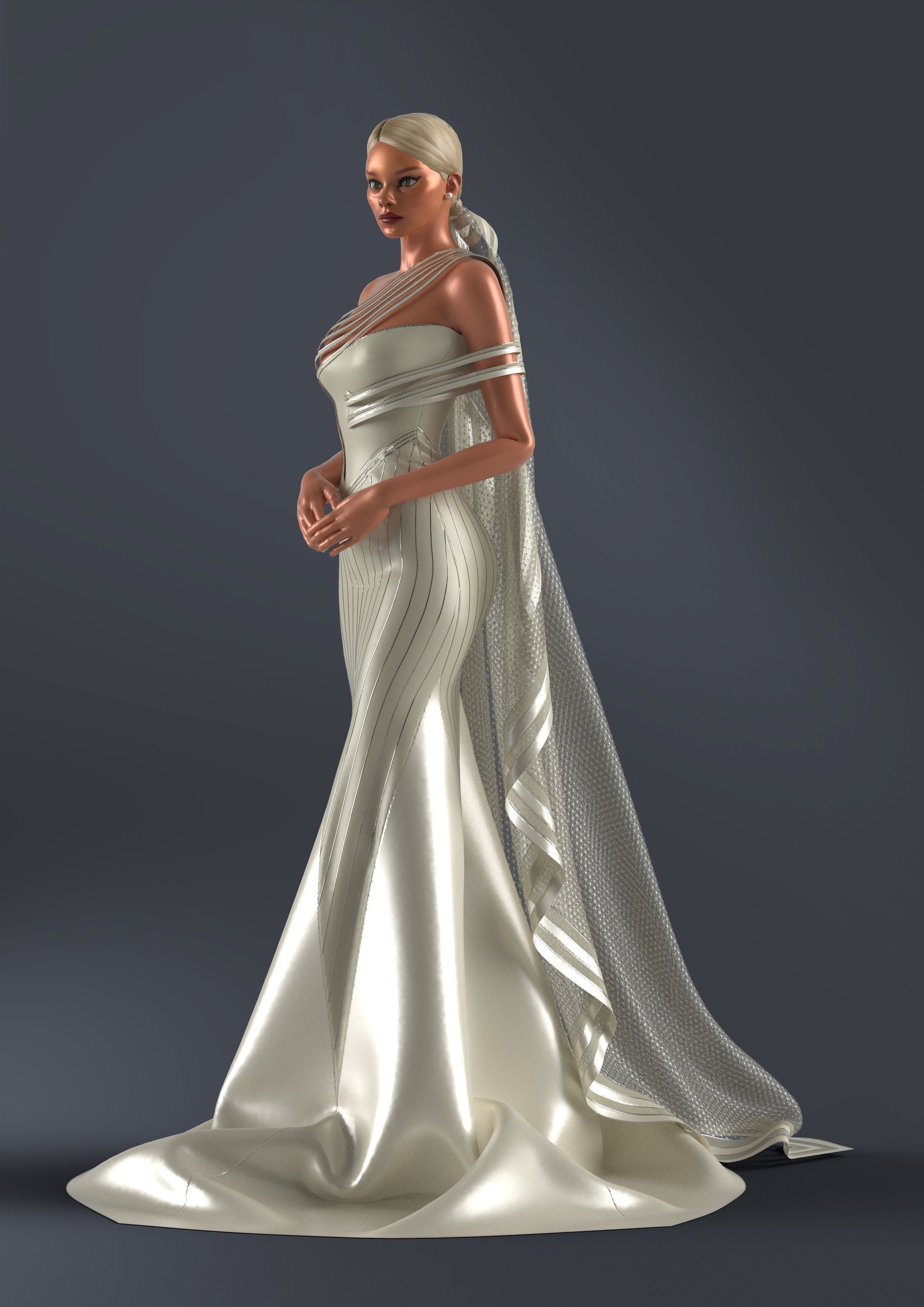 bride 3D model | CGTrader