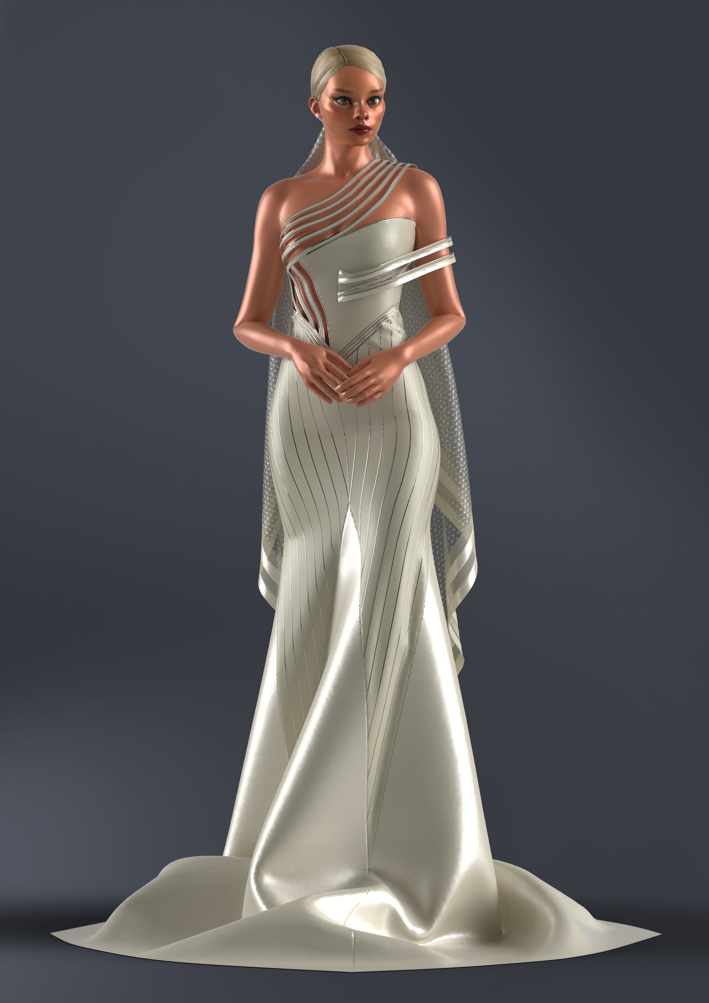 bride 3D model | CGTrader