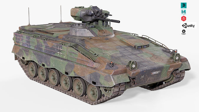 3D model Marder 1a3 VR / AR / low-poly | CGTrader