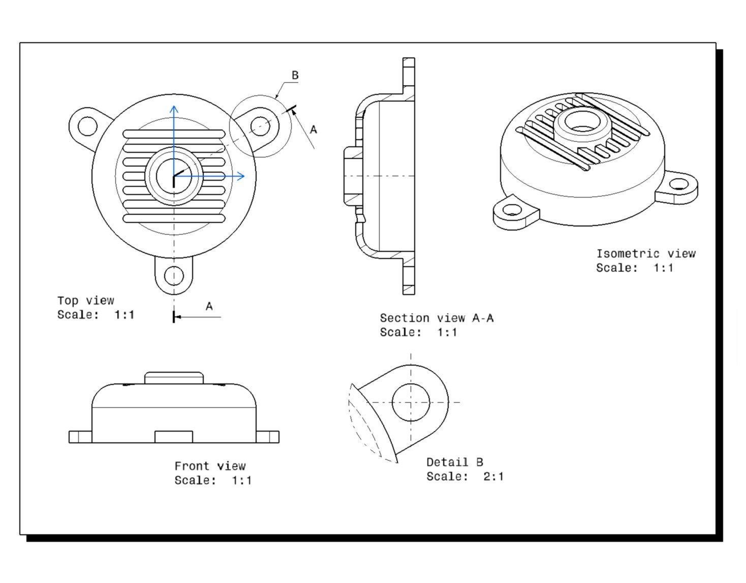 Motor Fan Casing free 3D model | CGTrader