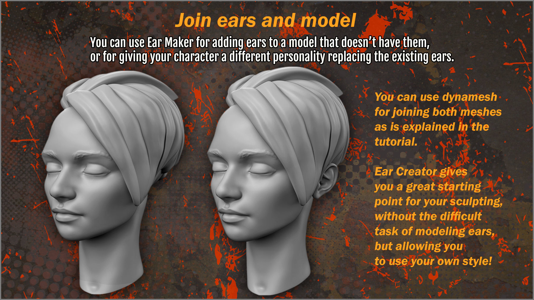 Ear Creator ZBrush Plugin 3D model | CGTrader
