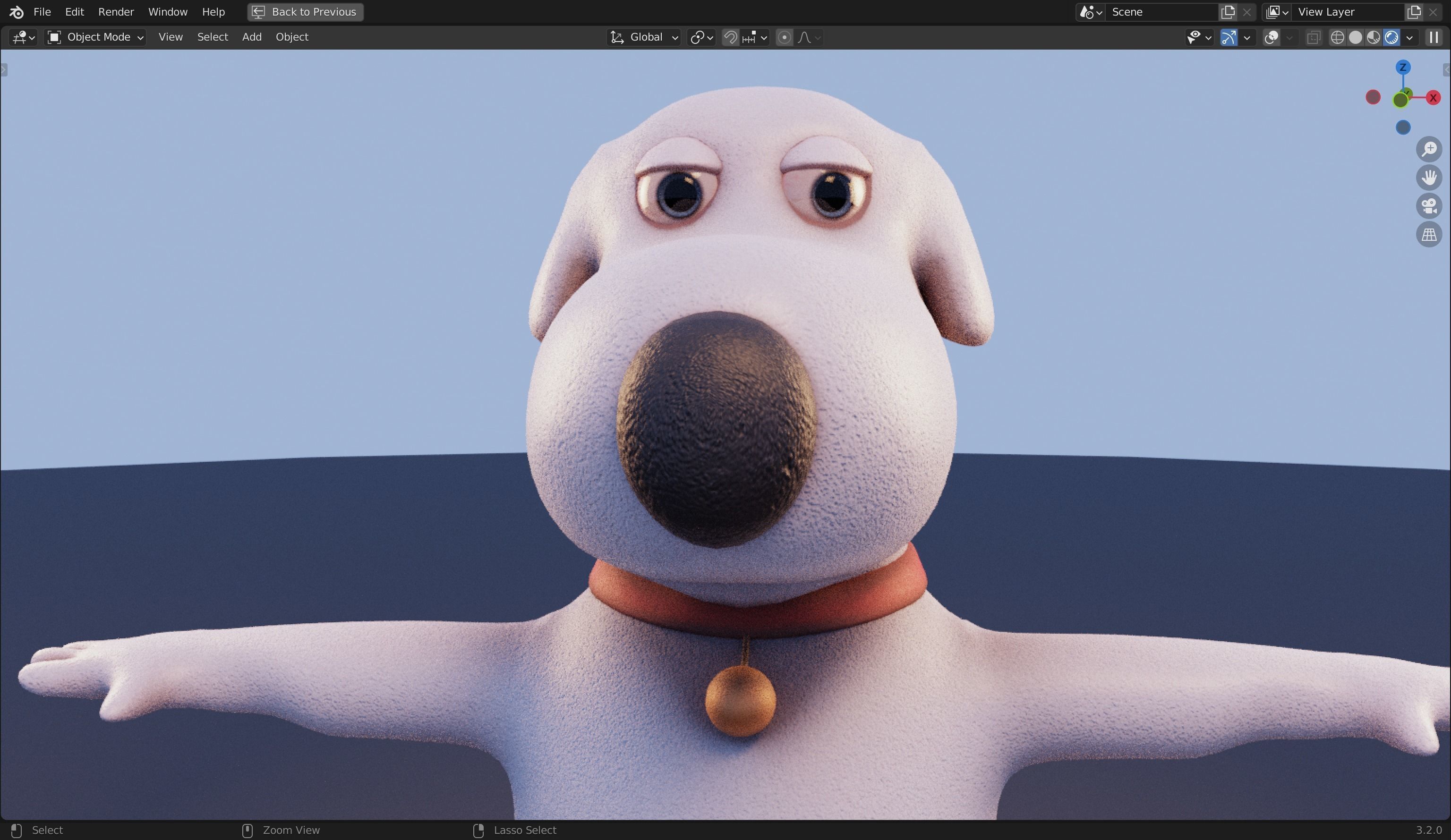 3D model Brian Griffin 3D Dog Model from Family Guy VR / AR / low-poly ...