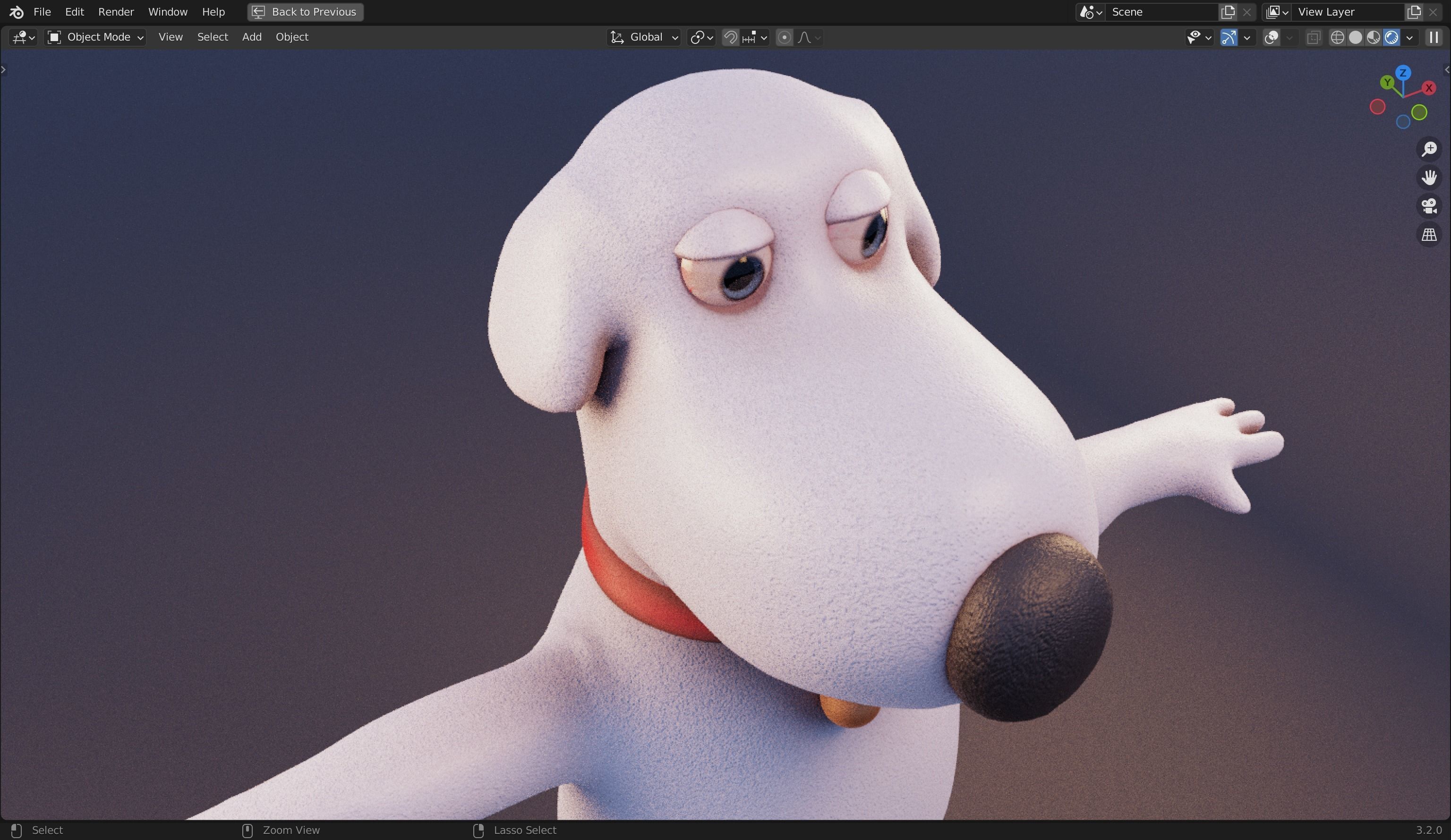 3D model Brian Griffin 3D Dog Model from Family Guy VR / AR / low-poly ...