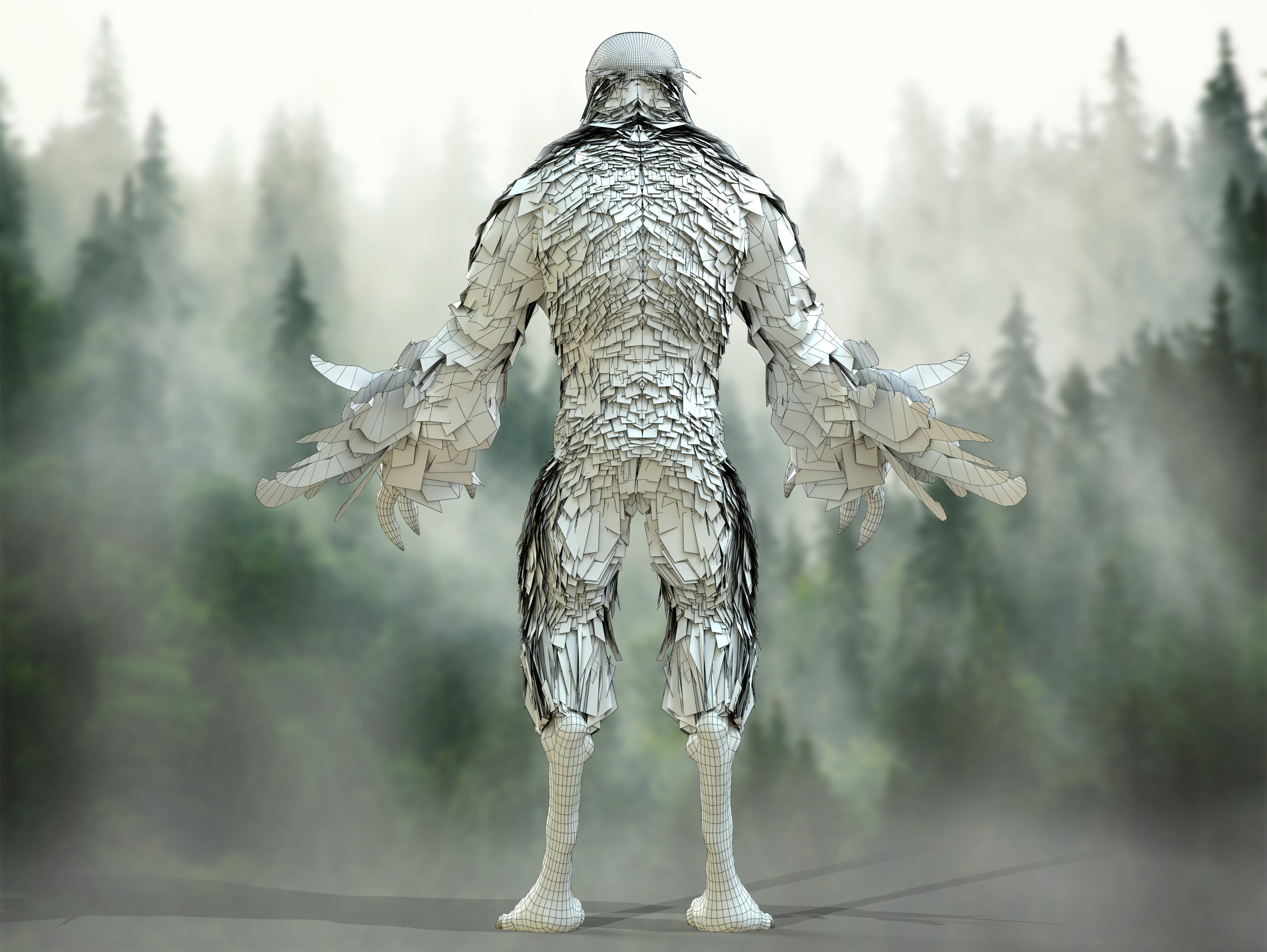 3D model Forest Beast VR / AR / low-poly | CGTrader