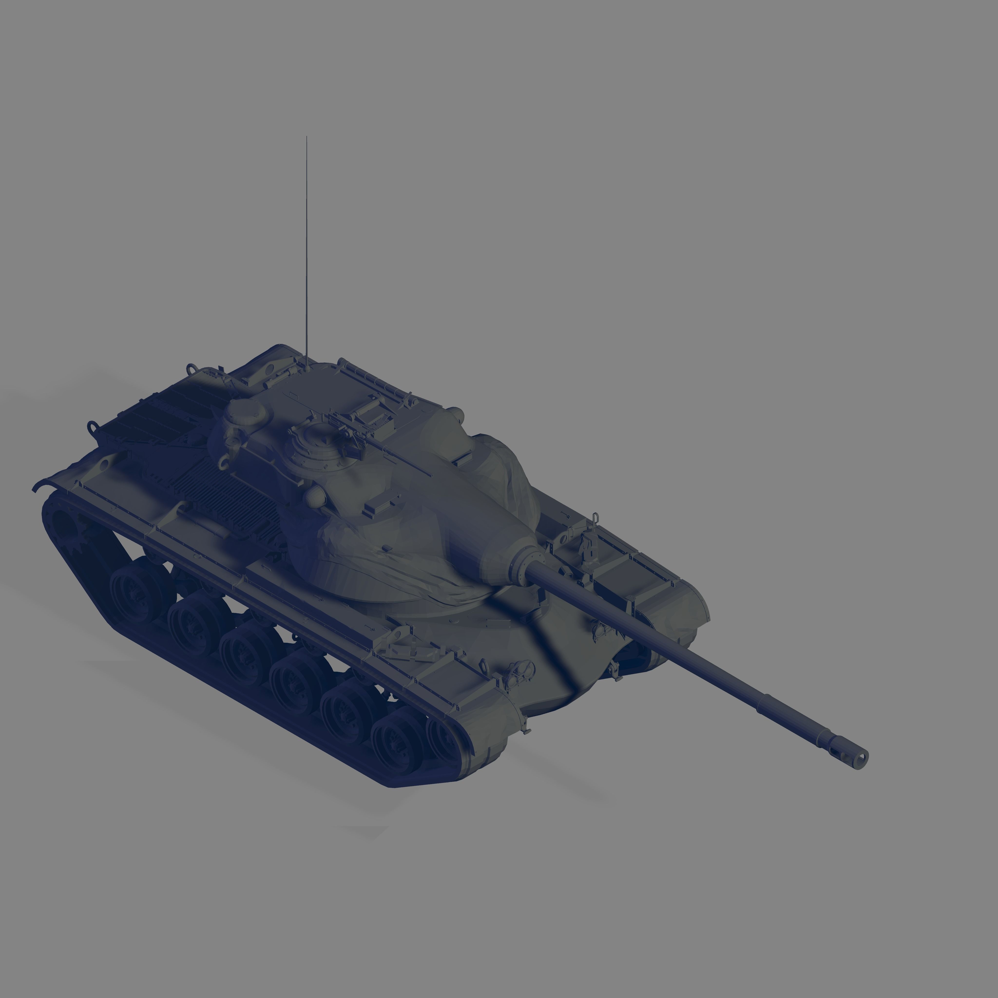 T54E1 3D model | CGTrader