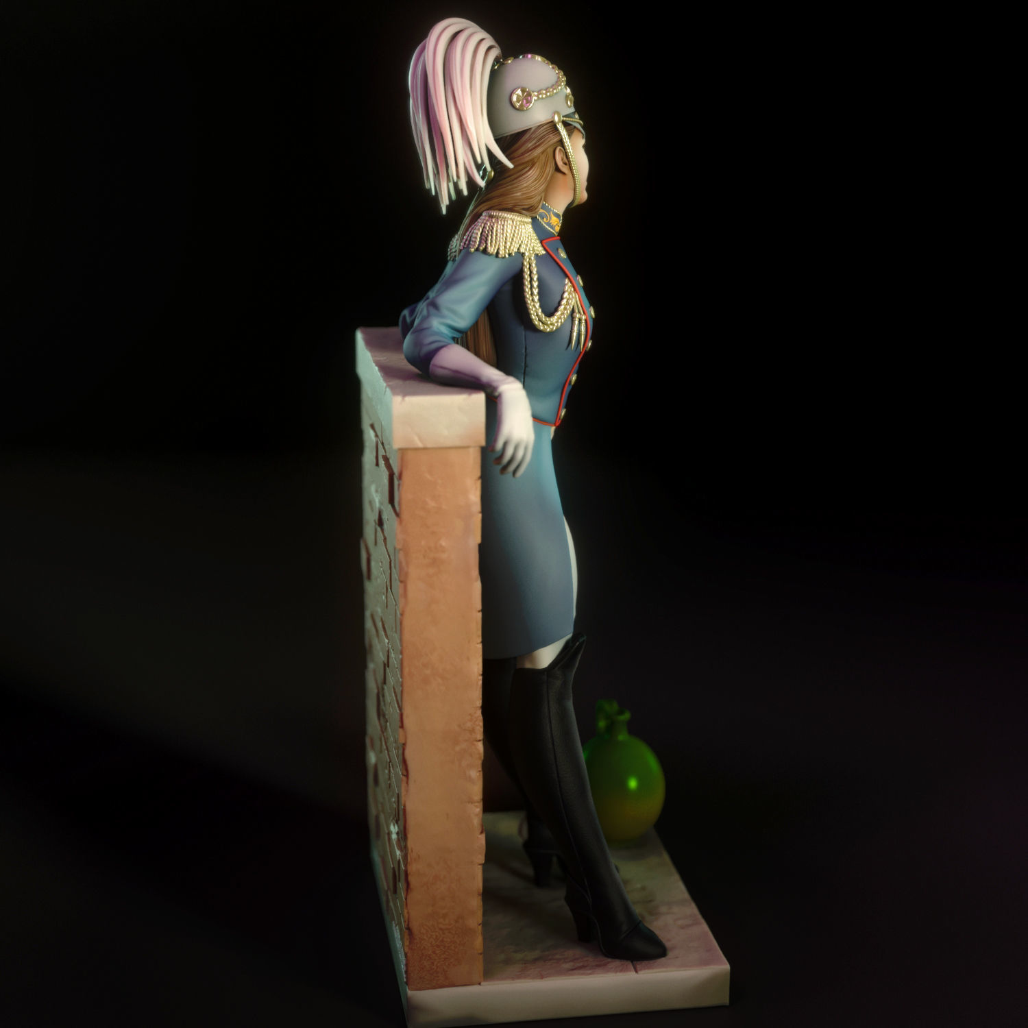 Soldier Elis 3D model 3D printable | CGTrader