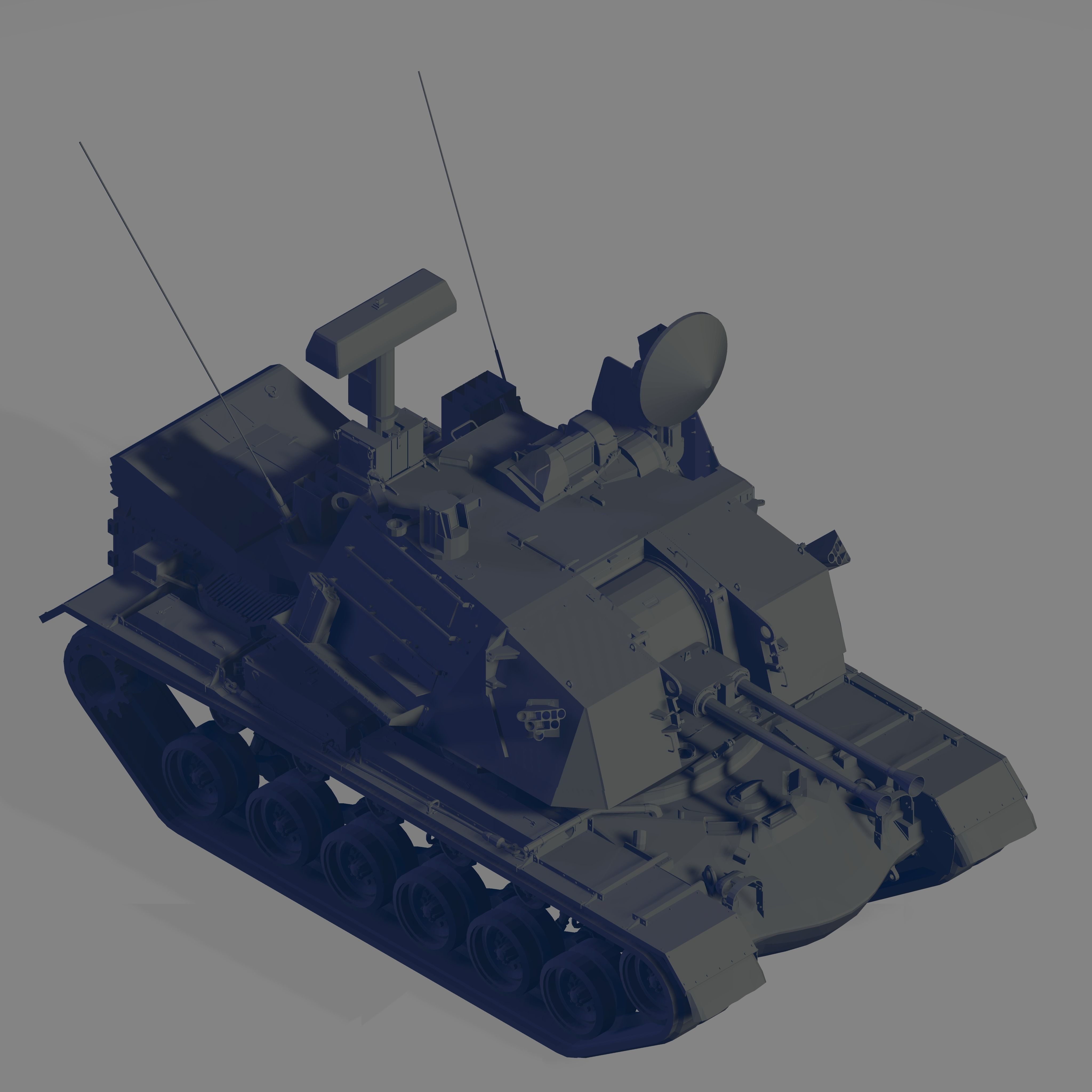 M247 Tank 3D model | CGTrader