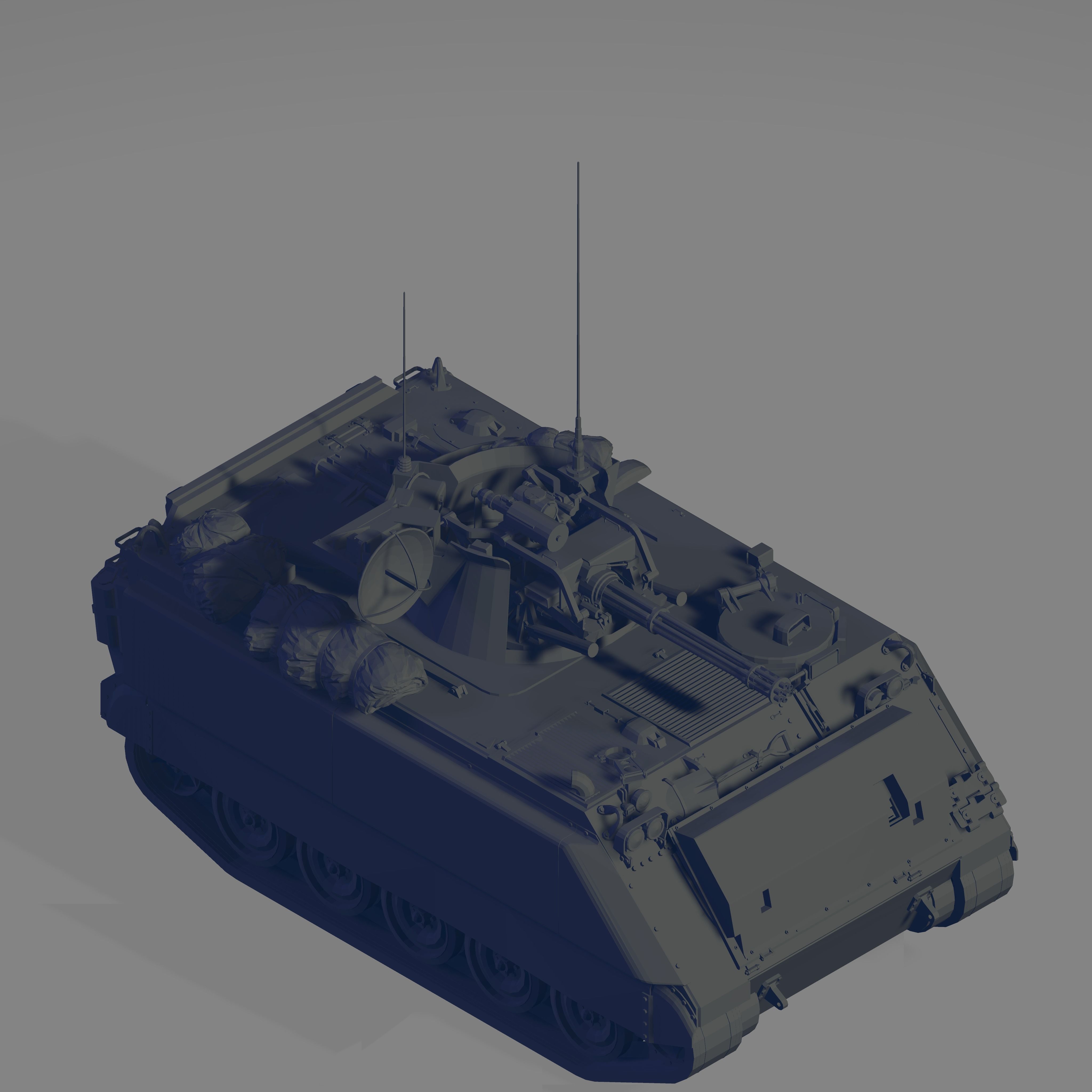 M163 Tank 3D model | CGTrader