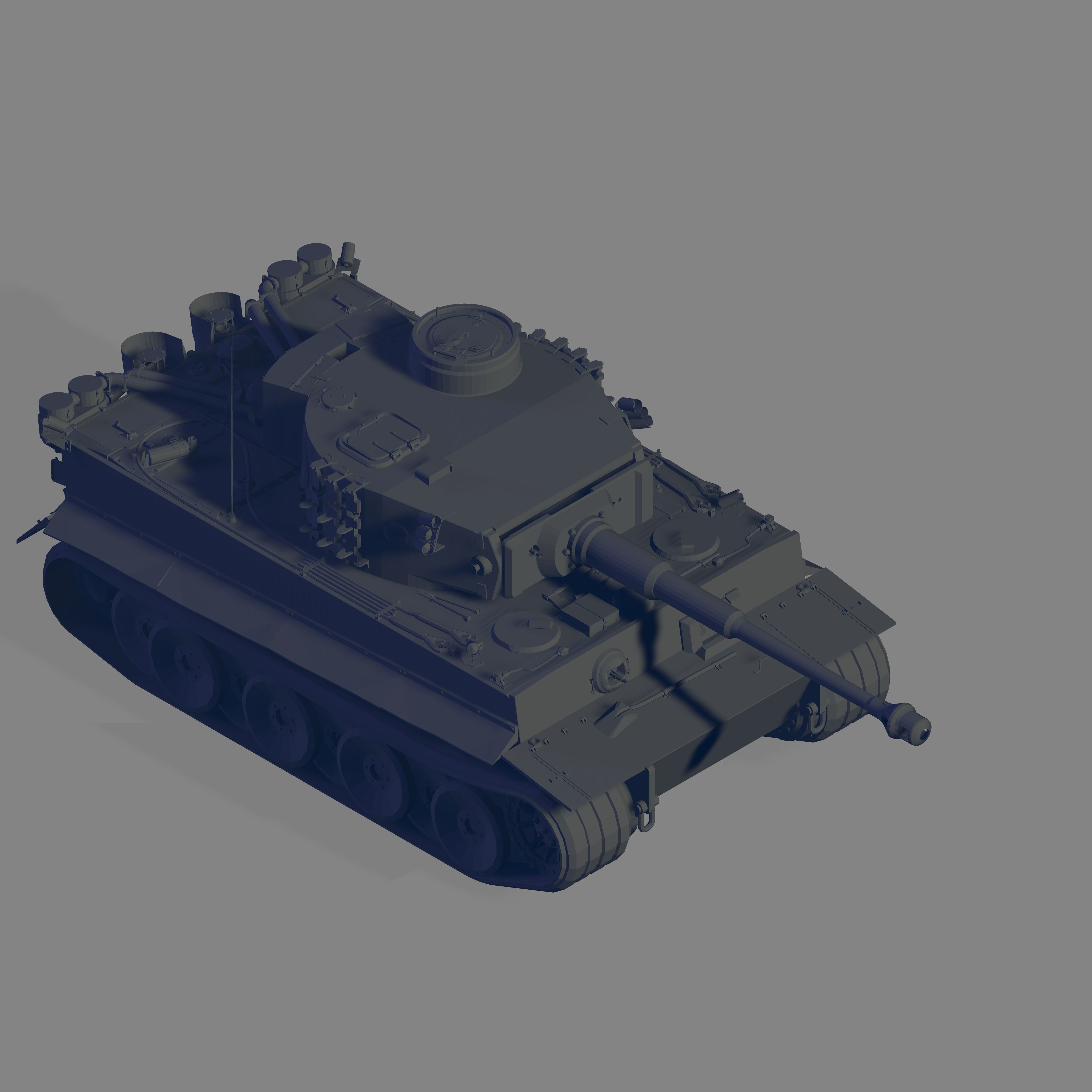 Tiger H1 3D model | CGTrader