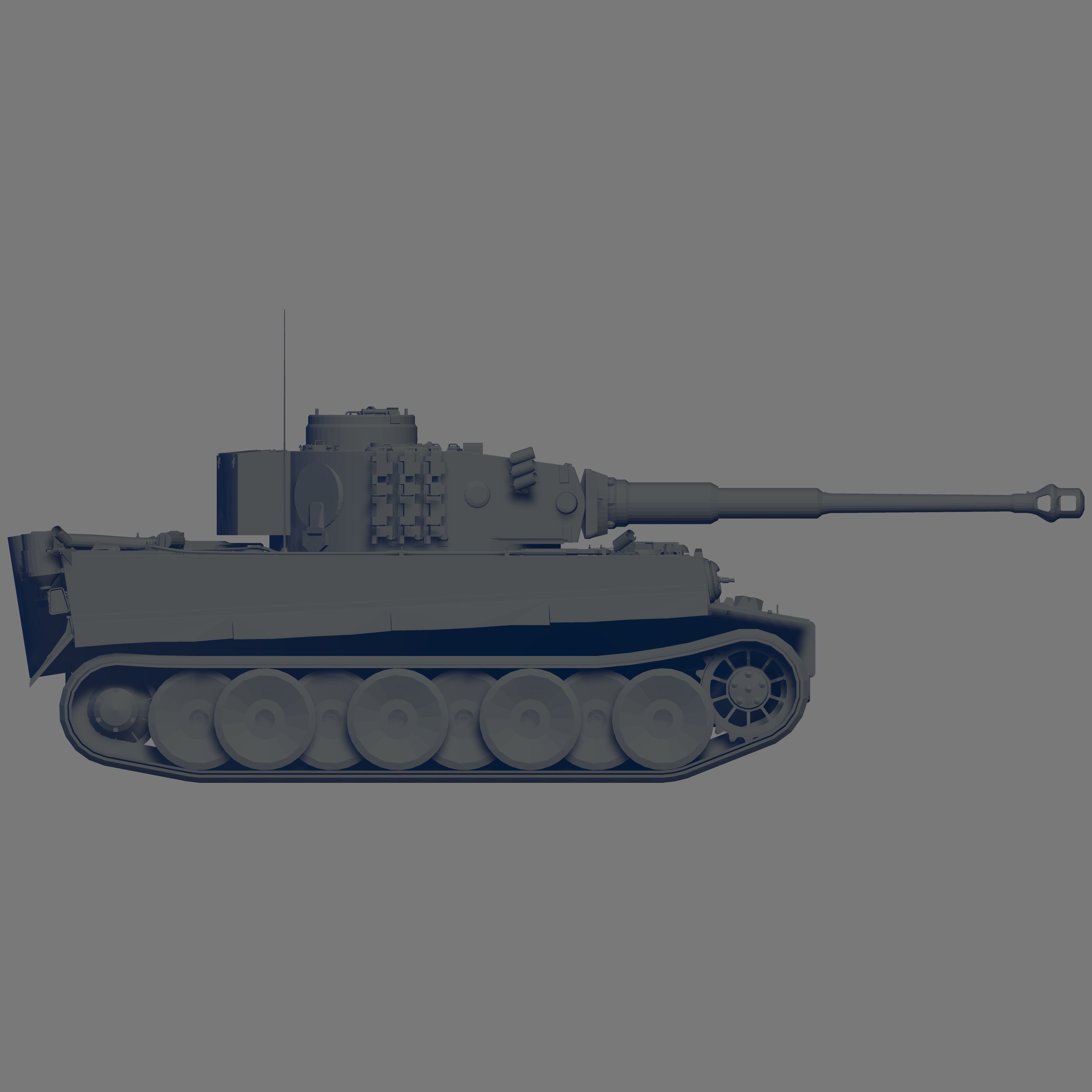 Tiger H1 3D model | CGTrader