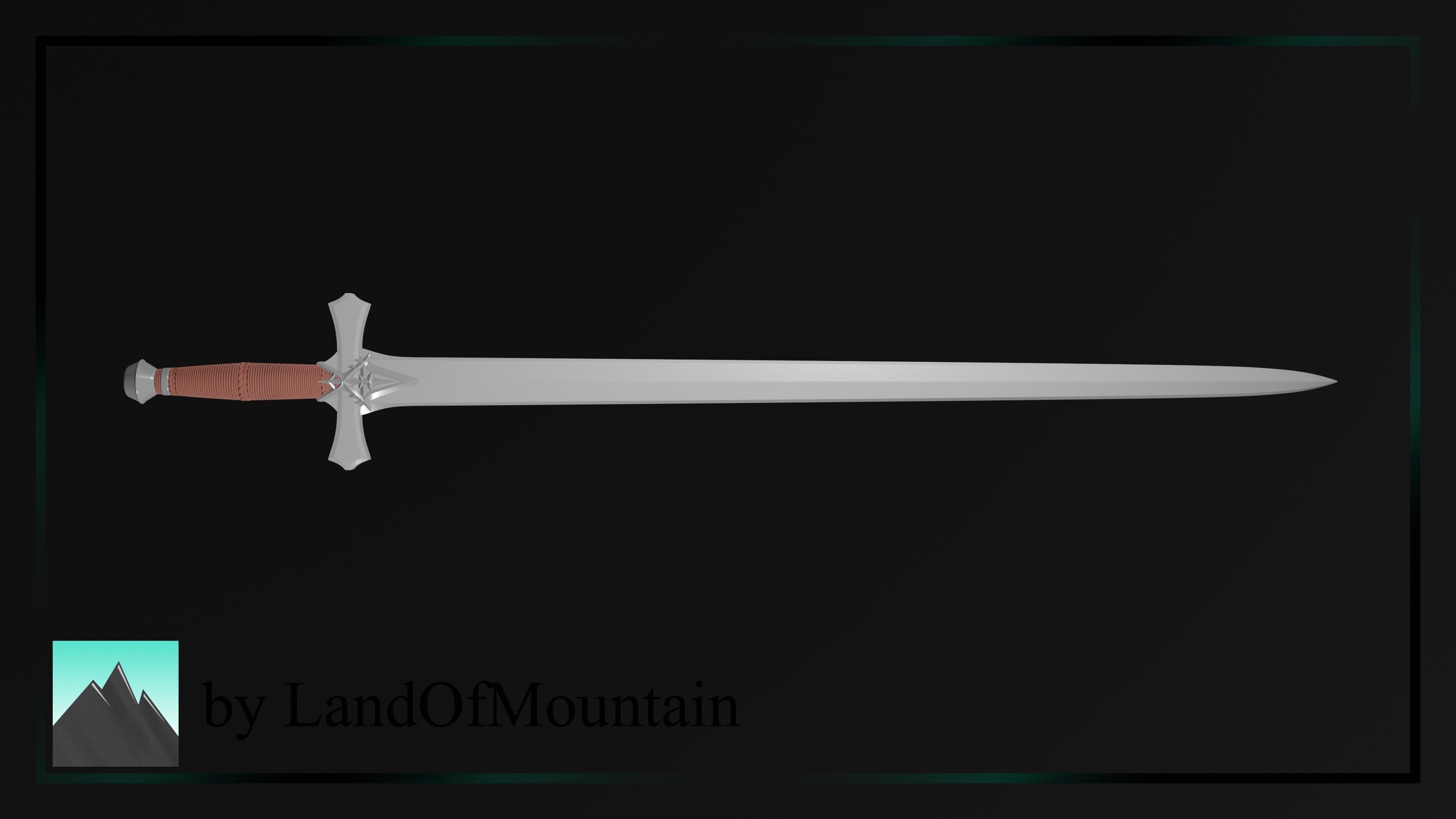 Final Fantasy XVI - Joshua Rosfield - The Burning Thorn Sword 3D model ...