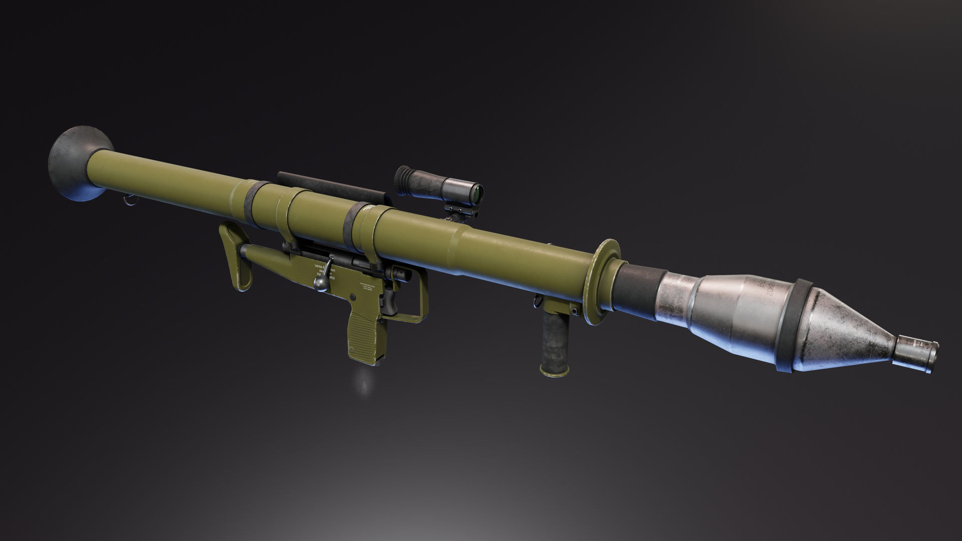 3D model Panzerfaust 44 mm VR / AR / low-poly | CGTrader
