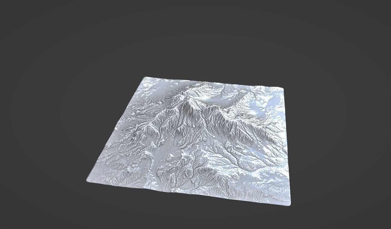 hyper realistic large scale landscape 3D model | CGTrader