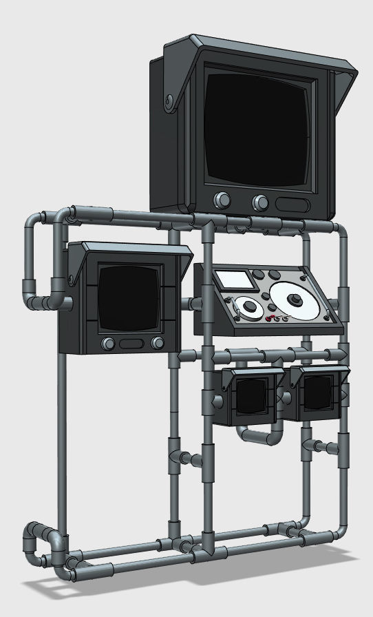 Batman Batcave Computer 1989 3D model 3D printable | CGTrader