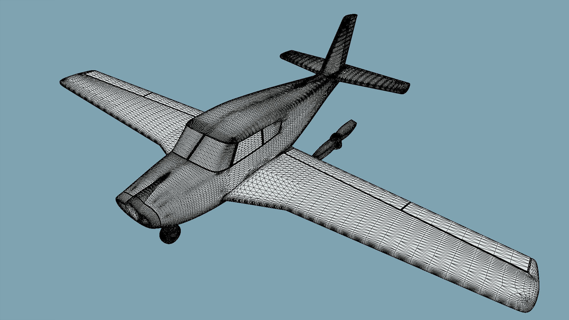 Piper PA-24 Comanche - 3D Printable Model 3D model 3D printable | CGTrader