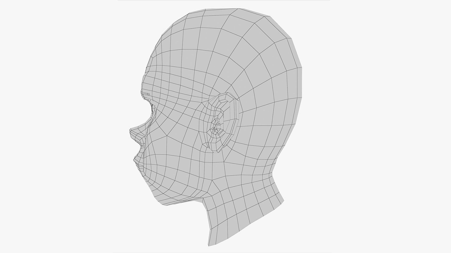 Anime Cartoon Head 3D model | CGTrader