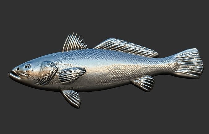 Fish Relief 3D model 3D printable | CGTrader